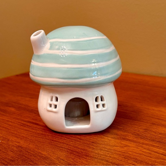 Target | Holiday | Target Spritz Baby Blue Ceramic Lightup Mushroom ...